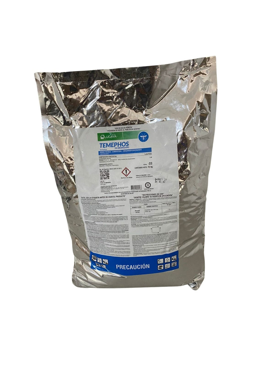 Larvicida Elimina Larvas de Mosquitos Temephos 1% Granulado / Organofo ...